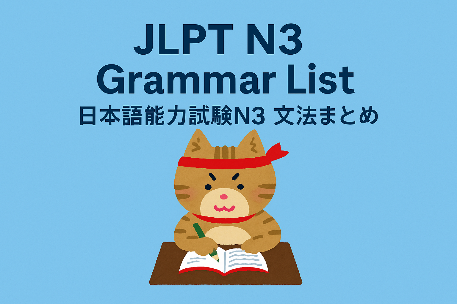 ① JLPT N3 Grammar List with Examples（日本語能力試験N3文法まとめ） | Real Japan Life